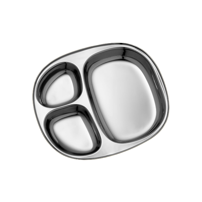 Tallerken i rustfri stål fra Pulito - Sund Fornuft